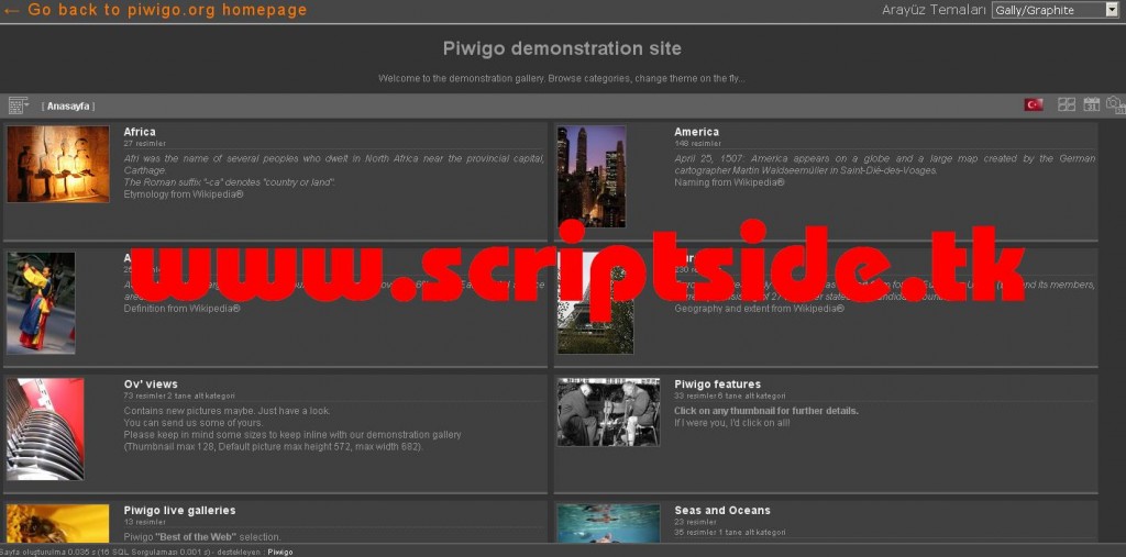 Piwigo Scripti | WM Scripti - Scripti, script indir, php script indir, asp script indir